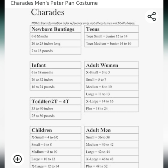 Other | Charades Peter Pan | Poshmark
